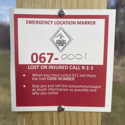 Emergency Locator Markers placed on local trails | News | thechronicle.com