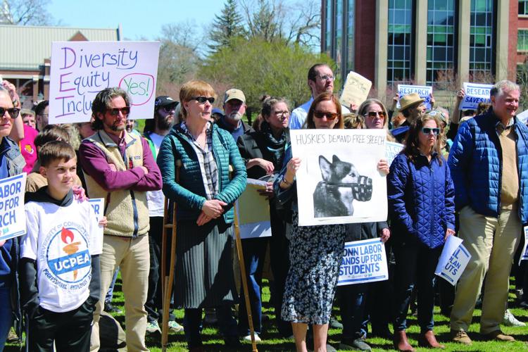 Rally at UConn: Students, faculty protest federal cuts | News ...