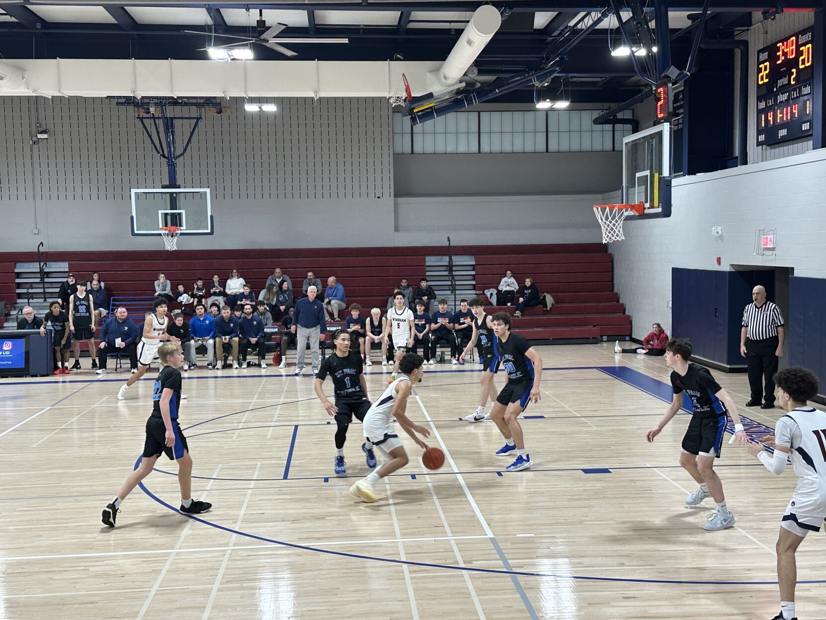 Windham boys basketball cruises past St. Paul to advance to second ...