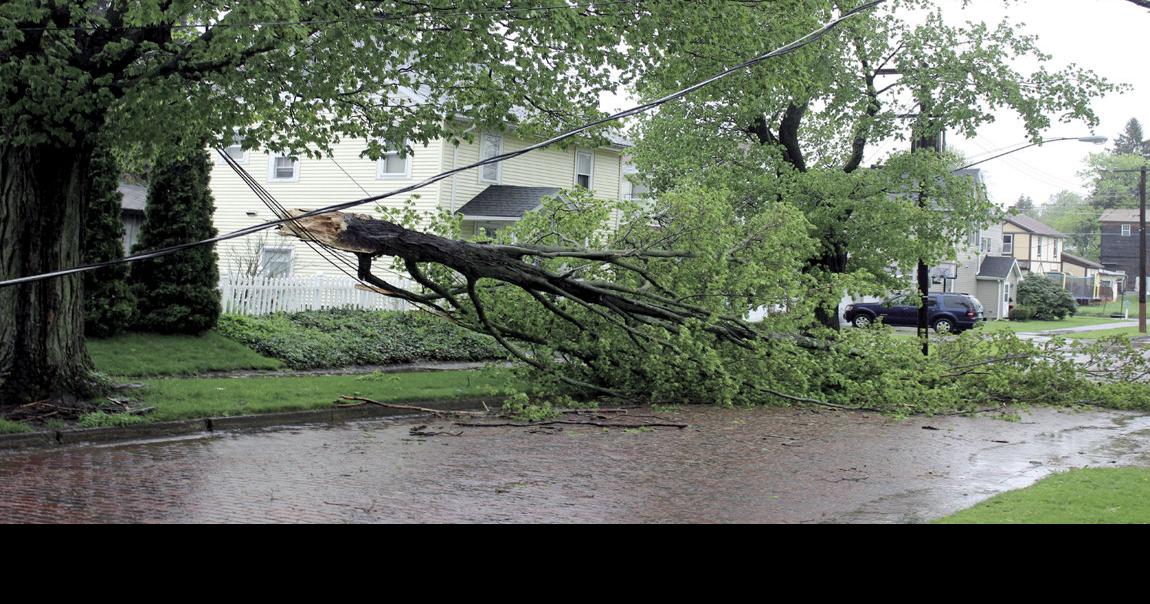 Quick but aggressive storm blows through Corry area | News ...