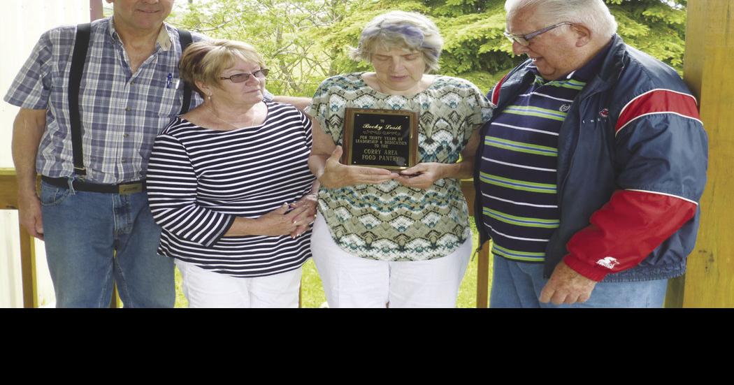Corry food pantry volunteer honored for 30 plus years of service | News ...