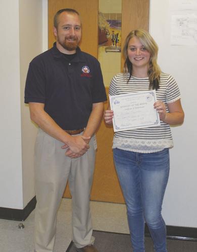 Corry Elks presents first student of the month | News | thecorryjournal.com