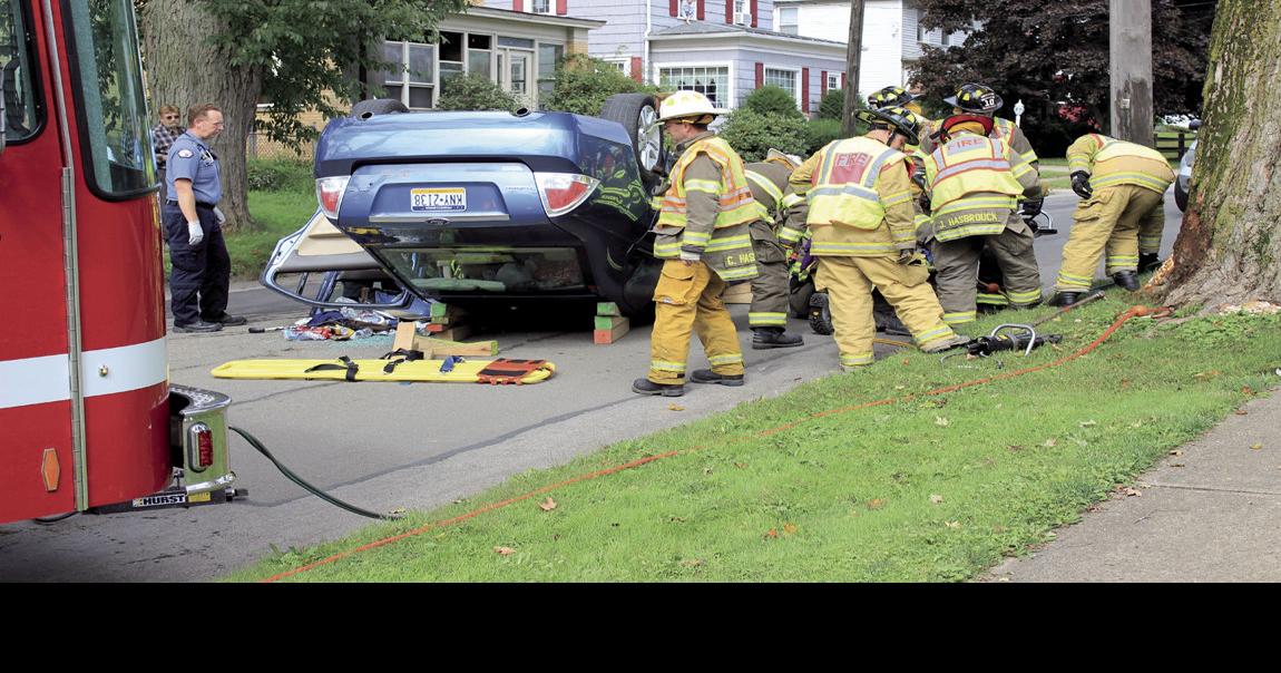Car strikes tree, overturns on Mead Avenue | News | thecorryjournal.com