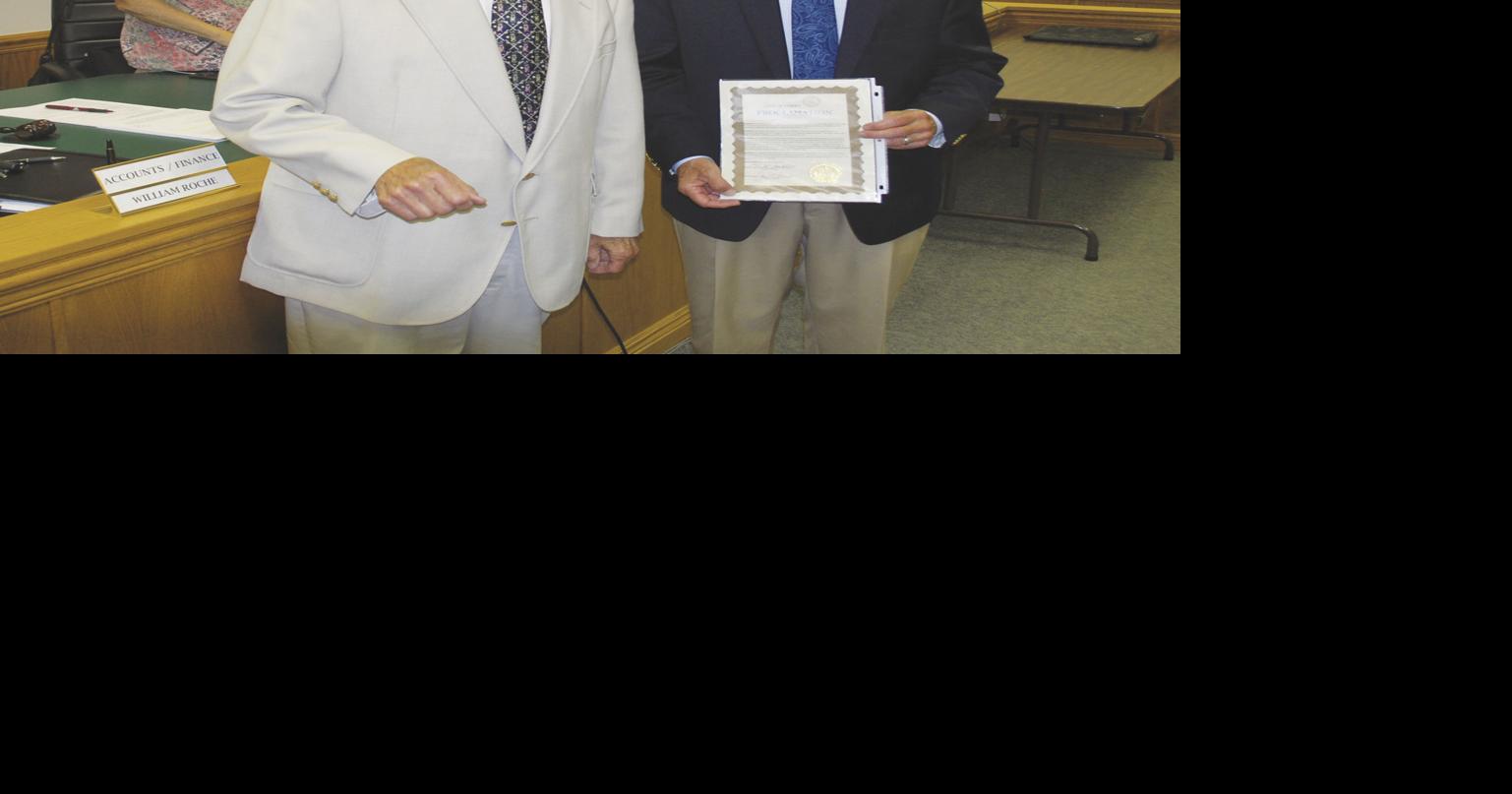 Council honors retired superintendent; public works gives construction ...