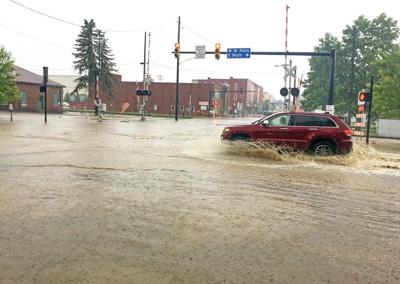 Isolated Friday storm causes flooding in Corry | News | thecorryjournal.com