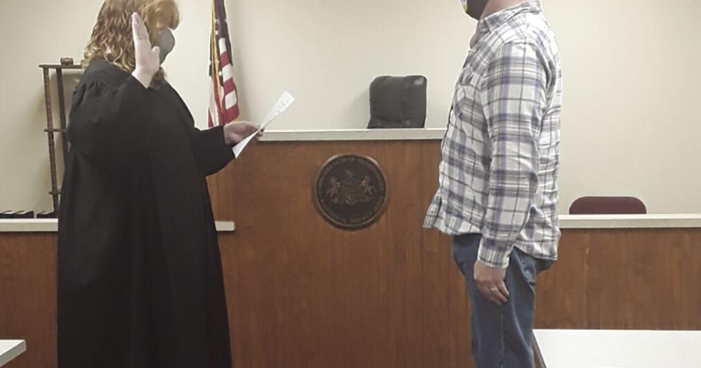 School board member swearing in | News | thecorryjournal.com