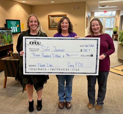CFCU donates to Safe Journey | Hometown News | thecorryjournal.com