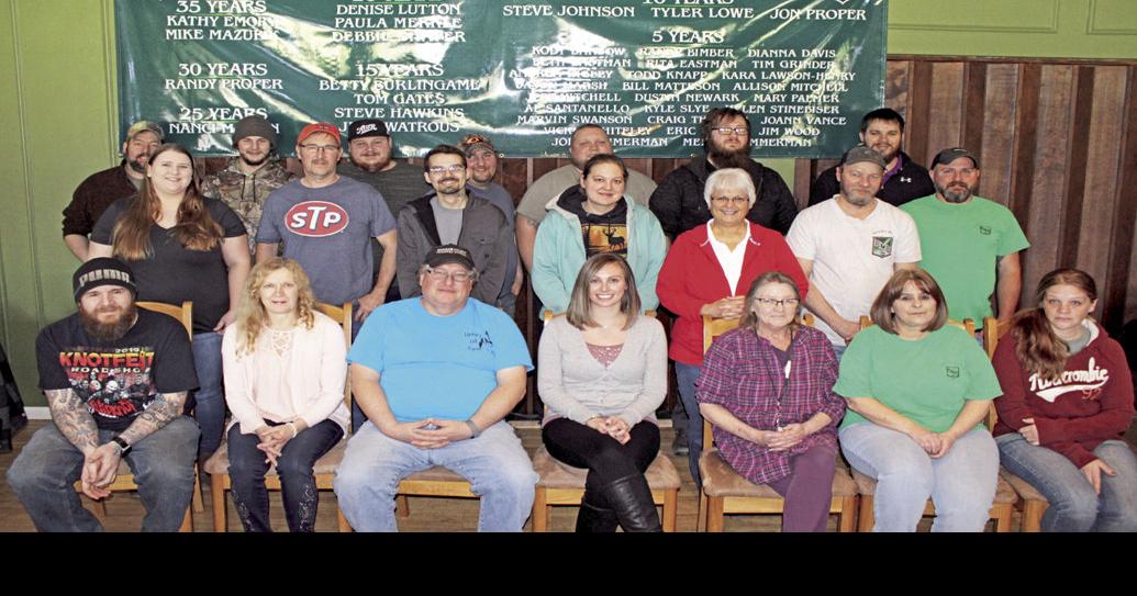 Corry Manufacturing Co. recognizes numerous employees for years of ...
