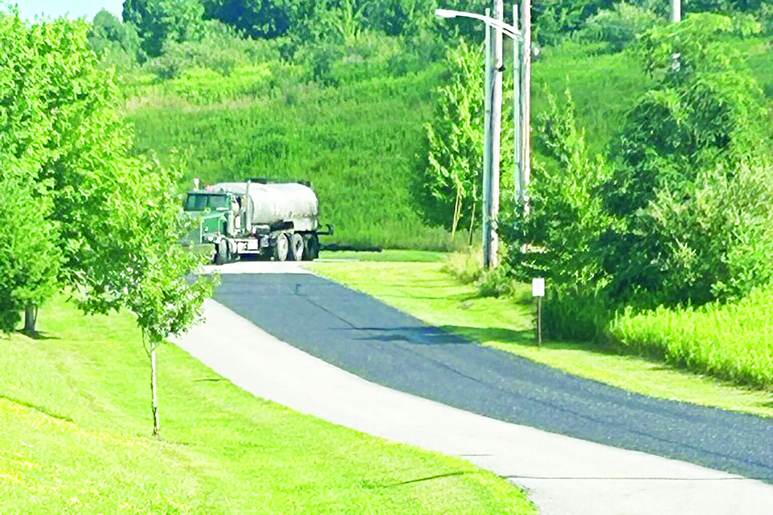 Fog seal work began Monday; will continue through the week | News ...