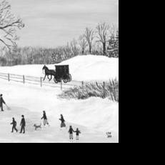 Paintings by local Amish artist to be displayed at Jamestown library ...