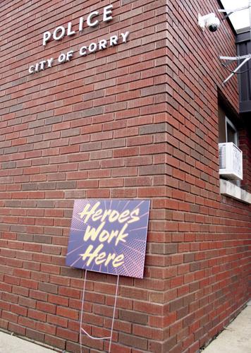 Corry Manor recognizes local workers with 'heroes work here' signs ...