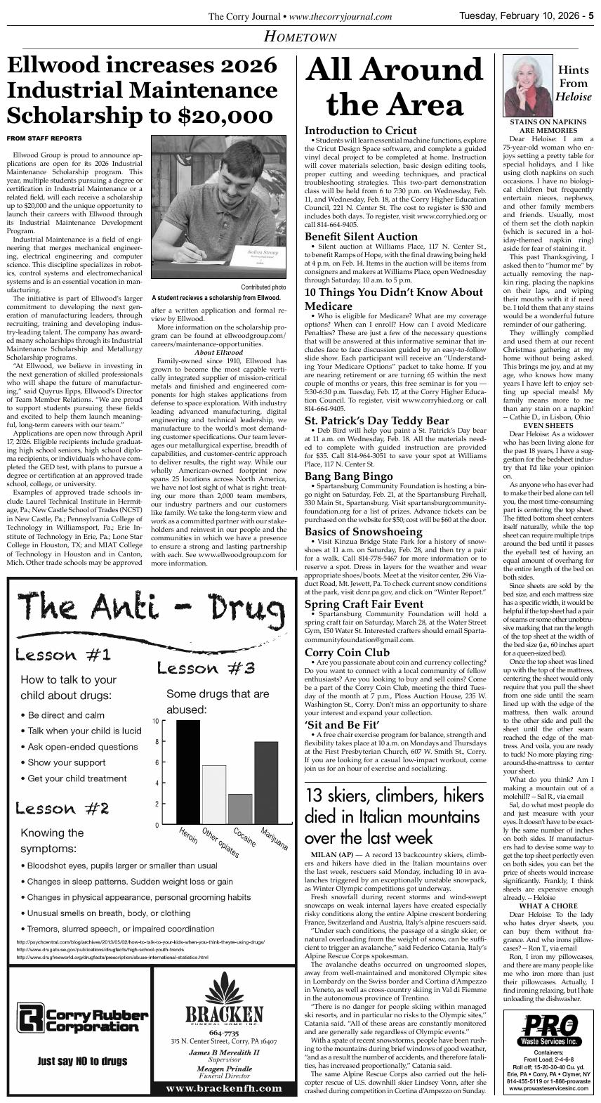 Page 5 - TUES. 2-10-26 HMT | The Corry Journal | thecorryjournal.com