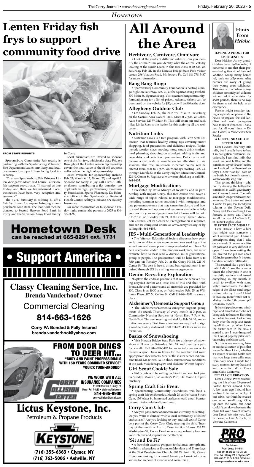 Page 5 - FRI. 2-20-26 HMT | The Corry Journal | thecorryjournal.com