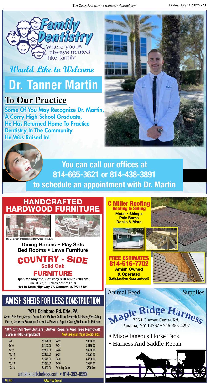 Page A_11 | The Corry Journal | thecorryjournal.com