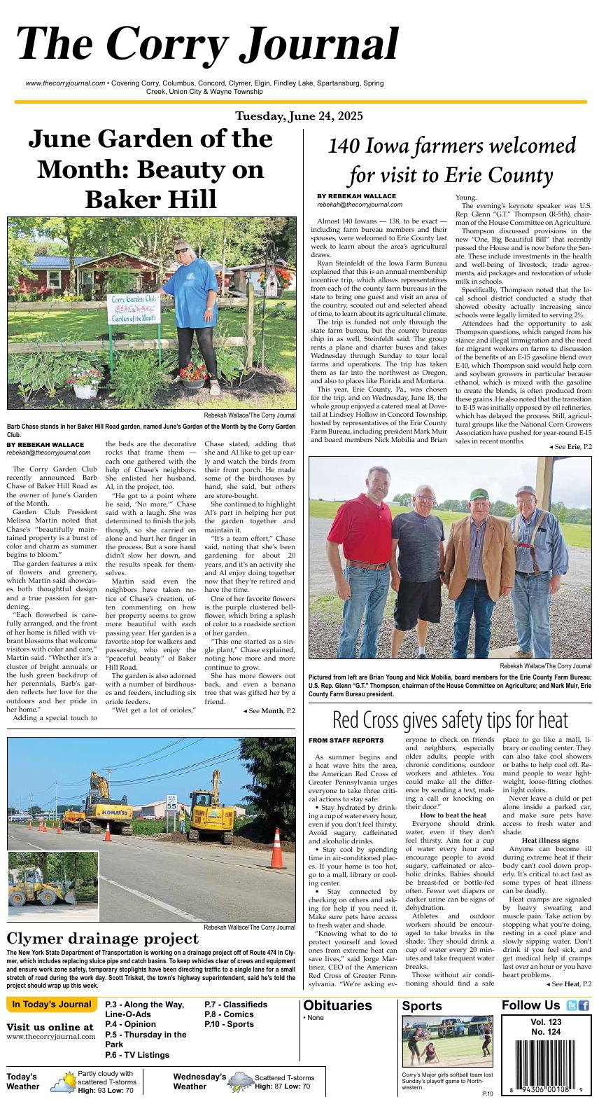 Page 1 - TUES. 6-24 | The Corry Journal | thecorryjournal.com
