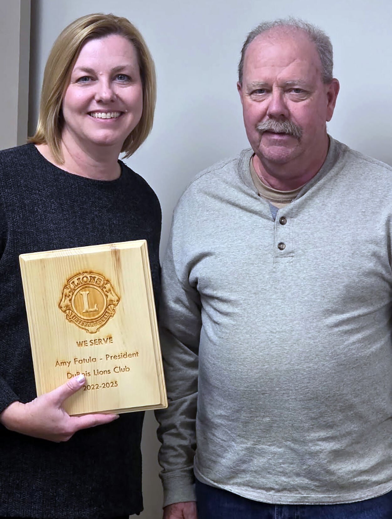 DuBois Lions Club honors past president Amy Fatula and highlights ...