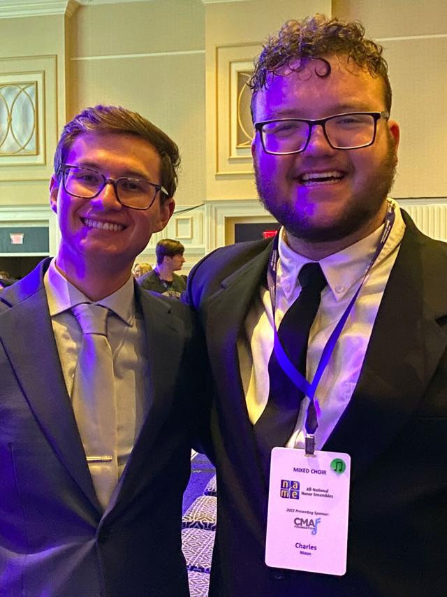 DAHS student Charlie Nixon sings at All-National Honor Mixed Choir ...