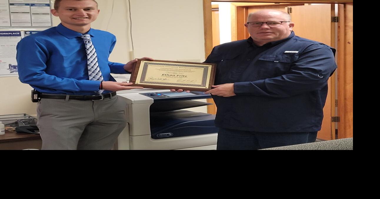 Falls Creek Council, Emergency Management recognize Ethan Fritz | News ...