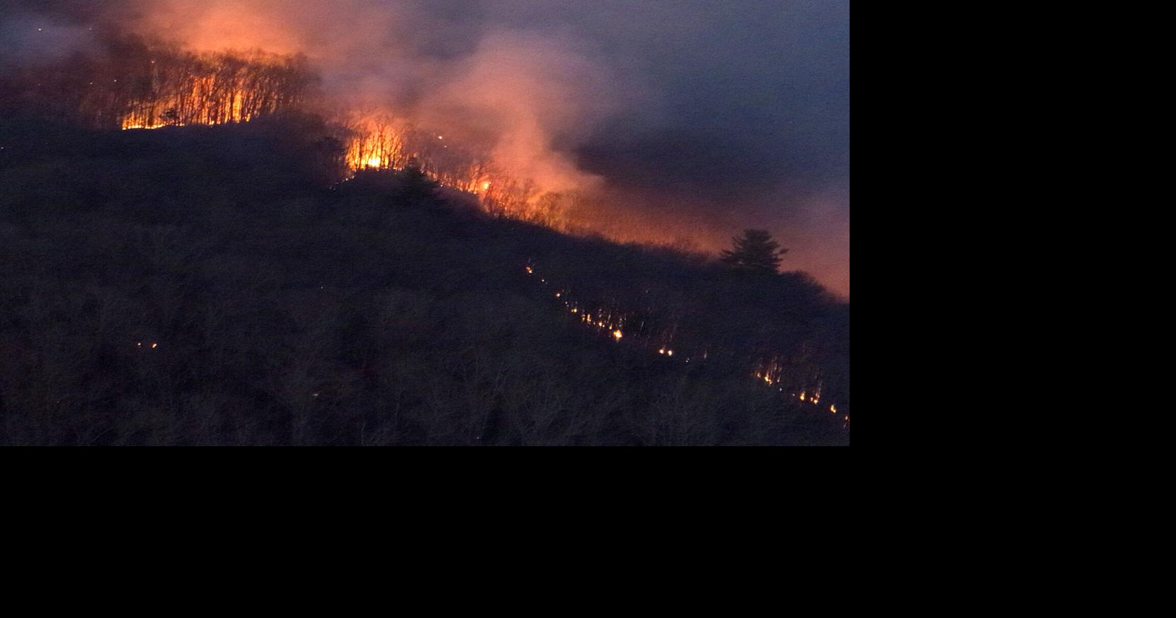Major area wildfire continues for second day | Local ...
