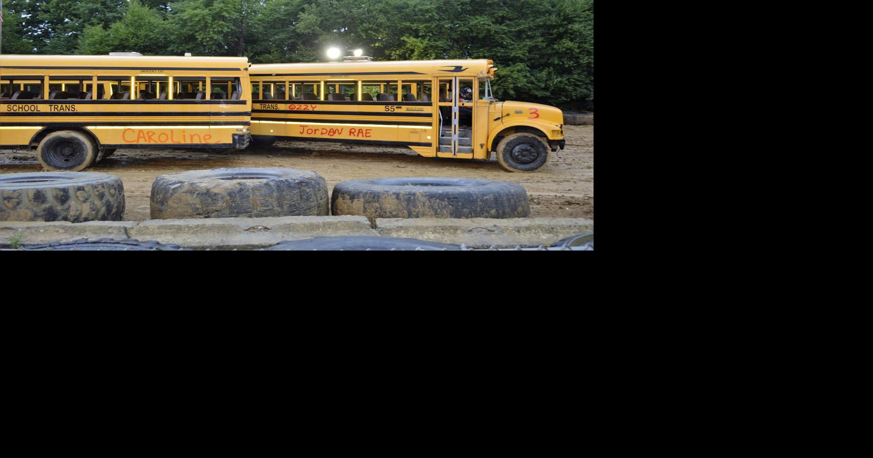 School bus demolition derby draws crowd | News | thecourierexpress.com