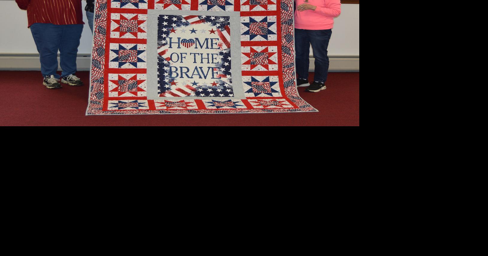Local quilters complete patriotic honors quilt that will be presented ...