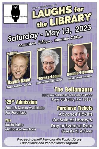 'Laughs for the Library' comedy fundraiser to benefit Reynoldsville ...