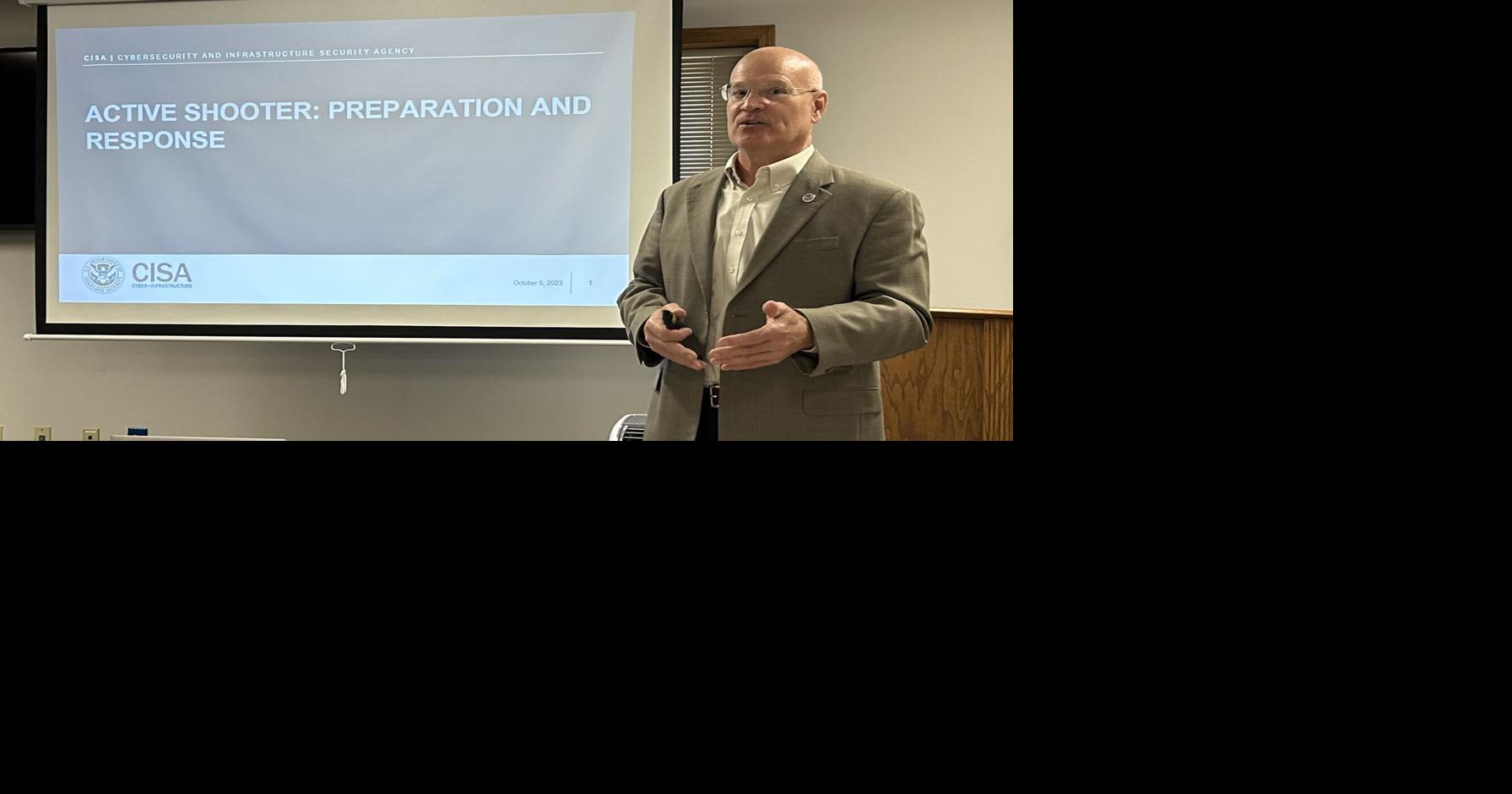 Homeland Security advisor talks active shooter situations with Elk ...