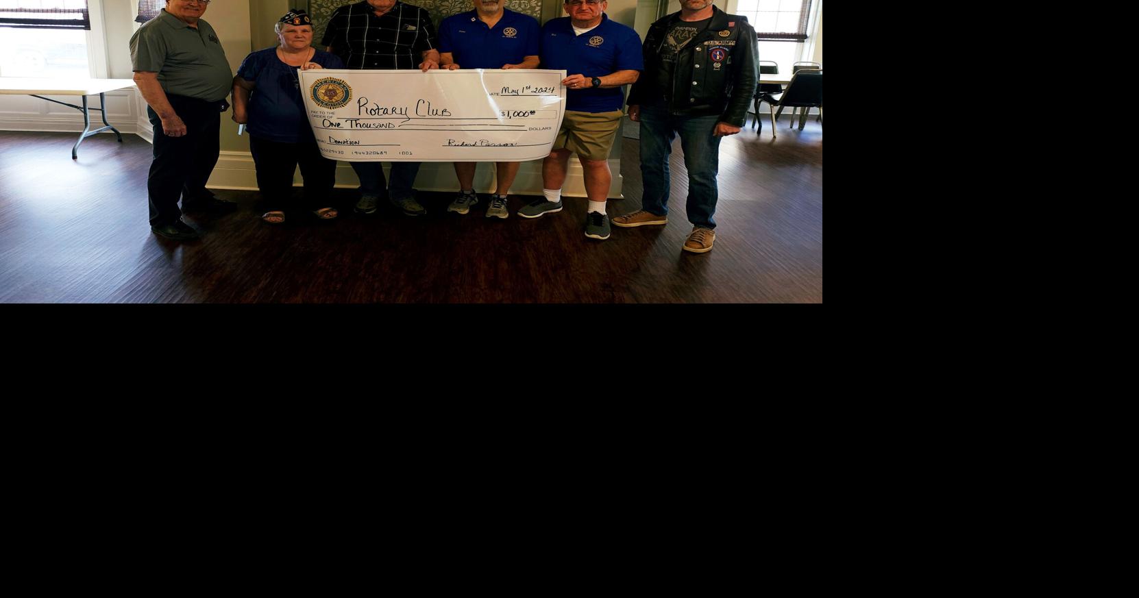 Rotary receives donation from St. Marys American Legion Post 103 for ...