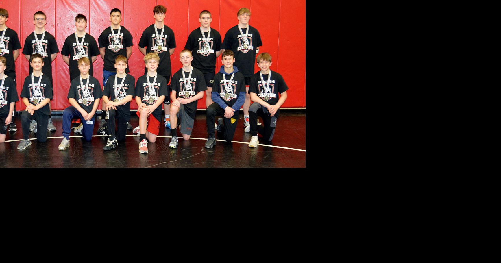 Bison dominate D-9 Junior High Wrestling Championships | Wrestling ...