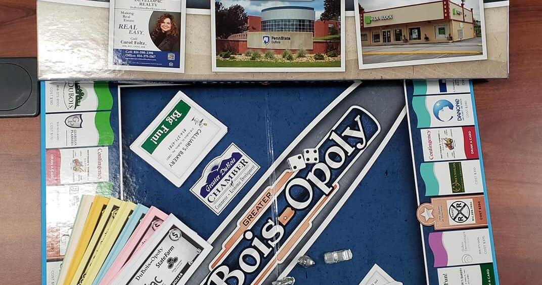 Chamber presents DuBois-Opoly Second Edition featuring local businesses ...
