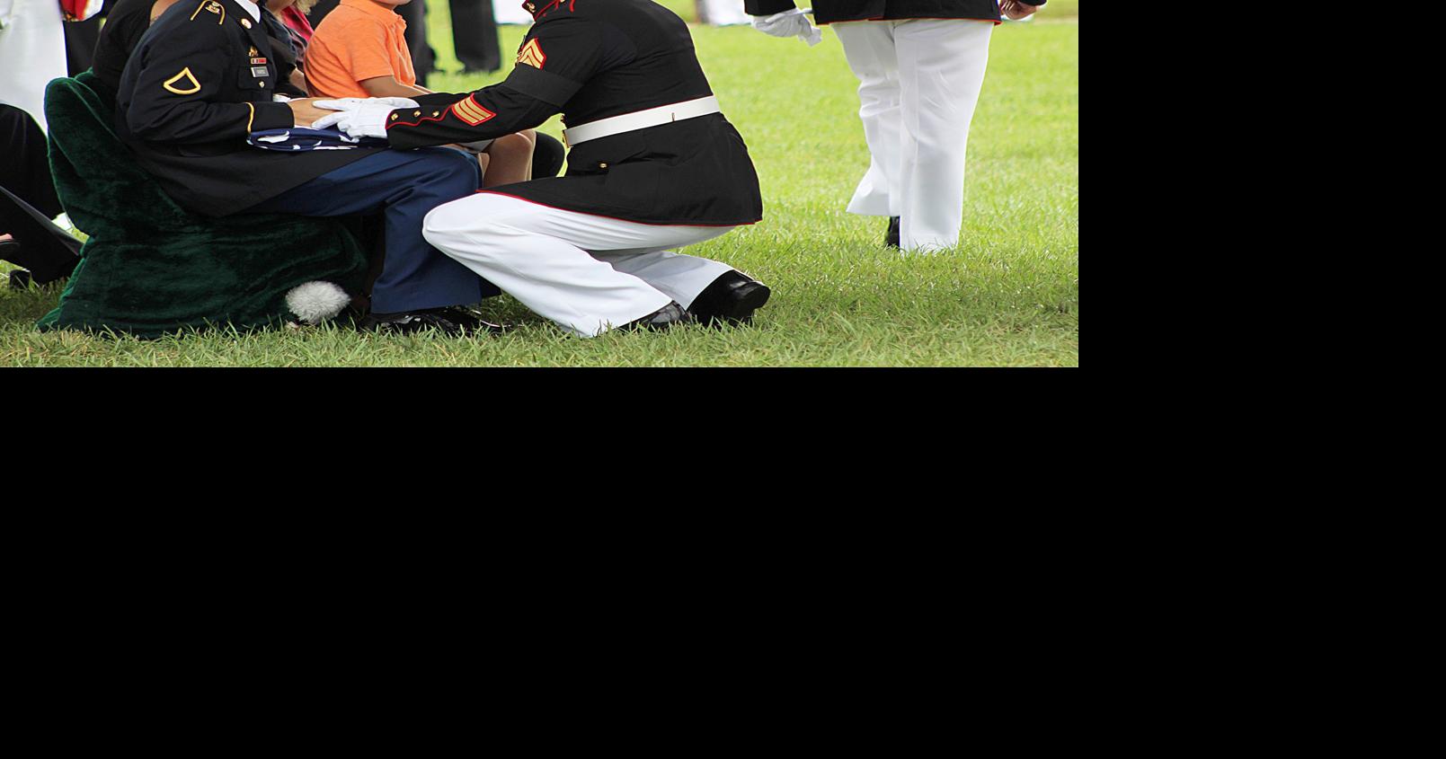 USMC Ret. Sgt. Major Parisi laid to rest in Arlington with full ...