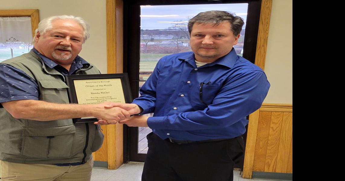 Dr. Randy McCall awarded Reynoldsville Citizen of the Month | Local ...