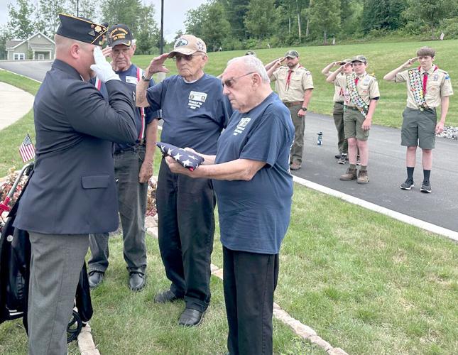 Community gathers for flag initiation at Water Run Landing | News ...