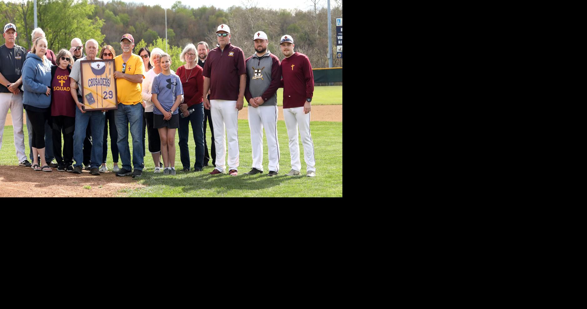 ECC retires jersey of Fr. Eric Vogt | Sports | thecourierexpress.com