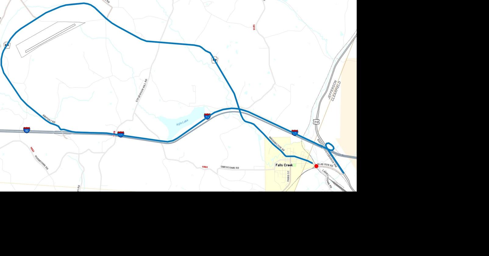 Railroad work to close Route 830 near Falls Creek on July 23 | News ...