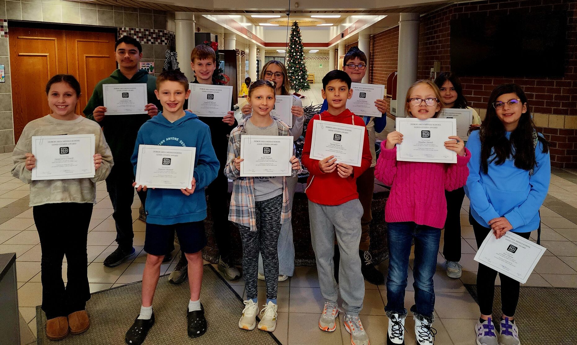 DuBois Area Middle School Good Citizen award recipients | Lifestyle ...