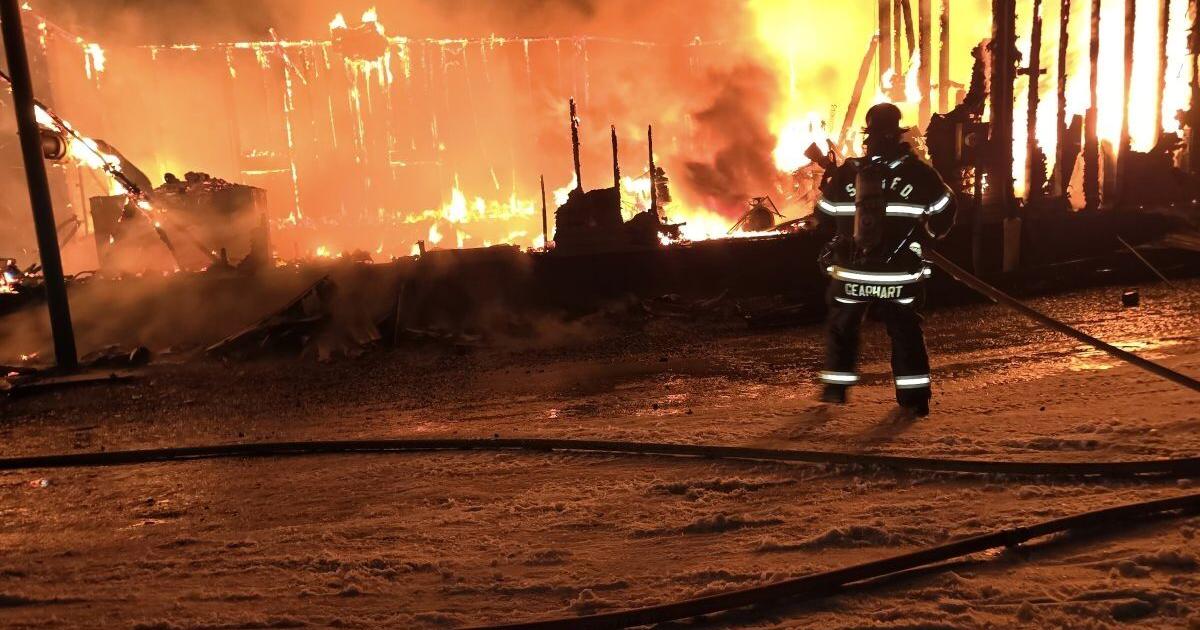 Haag's Feed Store equipment shed destroyed by fire in Troutville | News ...