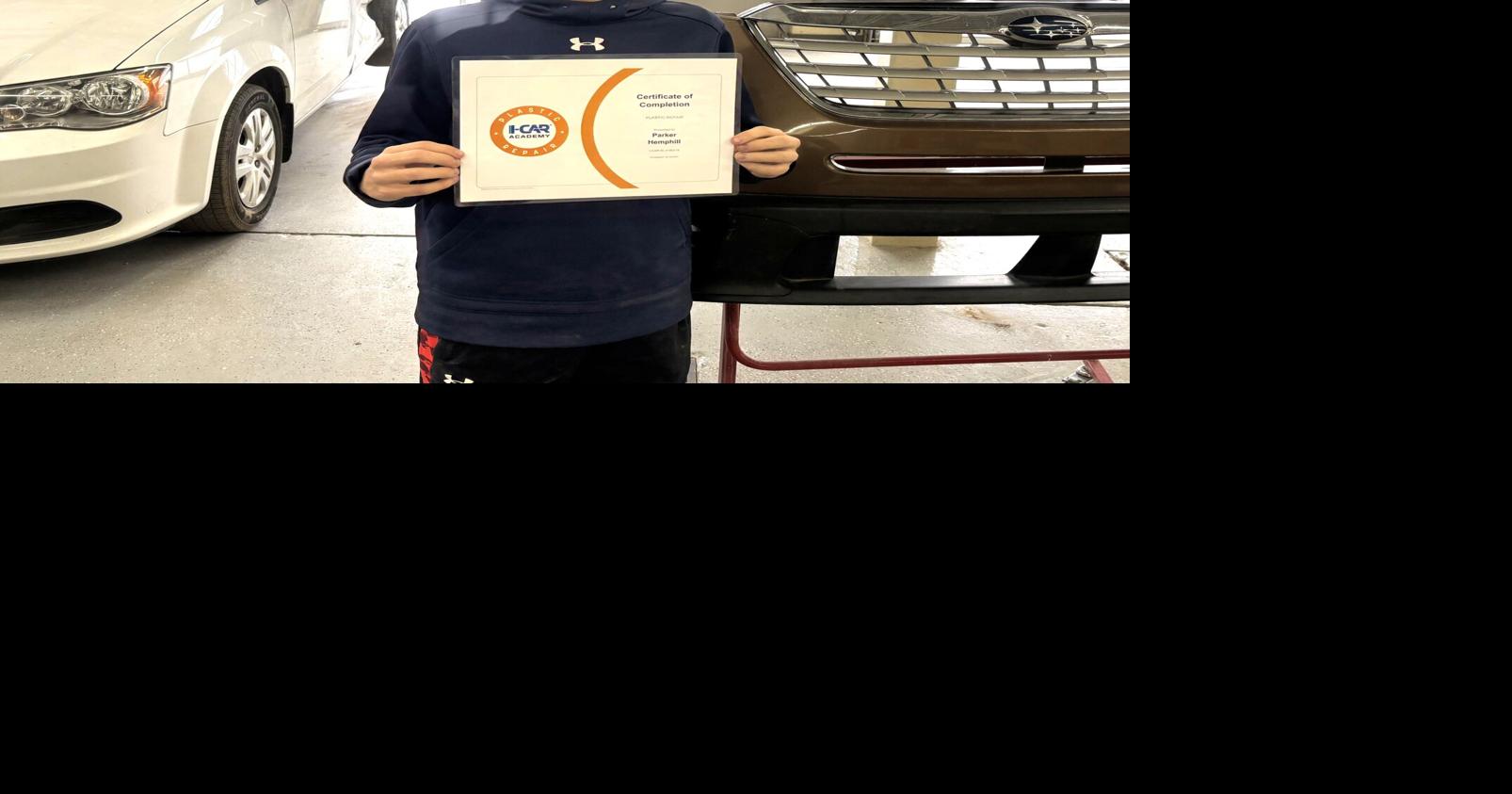 CCCTC student earns plastic repair certificate | Lifestyle ...