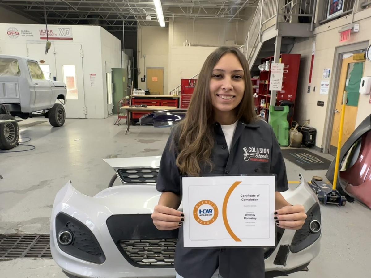 Student earns I-CAR Academy Certification in Plastic Repair | Lifestyle ...