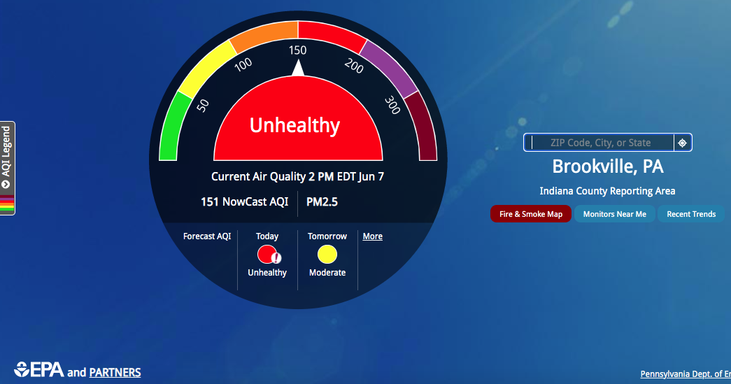 Pennsylvania DEP issues code red Air Quality Alert Wednesday | News ...