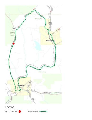 PennDOT announces detour in Elk County for Aug. 1-2 | Local ...