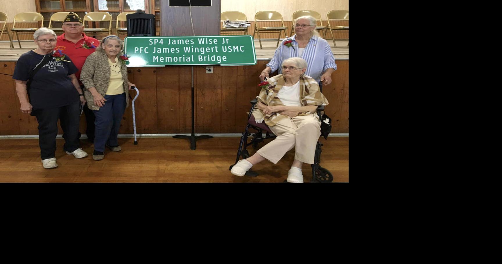 Big Run bridge dedication honors James Wise Jr., James Wingert | Local ...