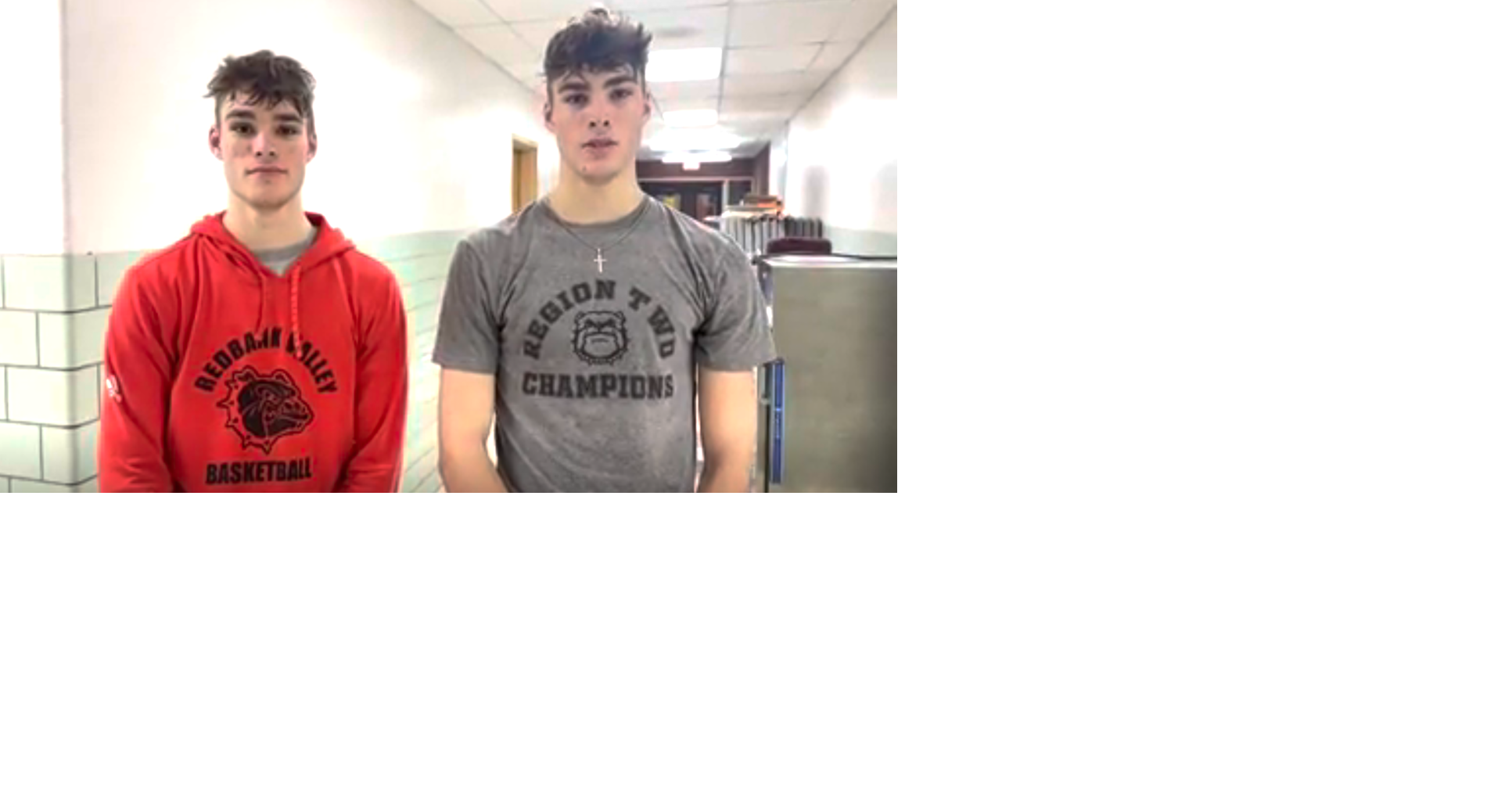 L-V VIDEO: Redbank Playoff Win: Owen and Mason Clouse Interview | News ...