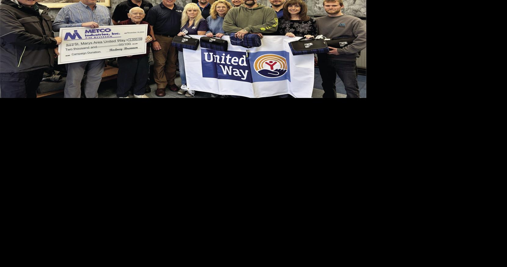 Metco donates to St. Marys United Way | Lifestyle | thecourierexpress.com