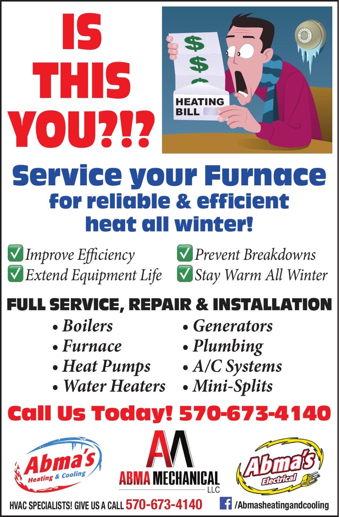 IS THIS YOU?!? HEATING BILL Service | Other | thedailyreview.com