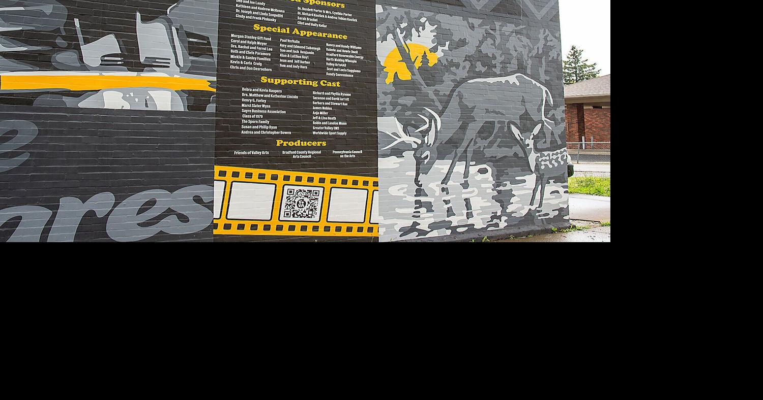 Friends of Valley Arts' Sayre mural features donors, artists ...