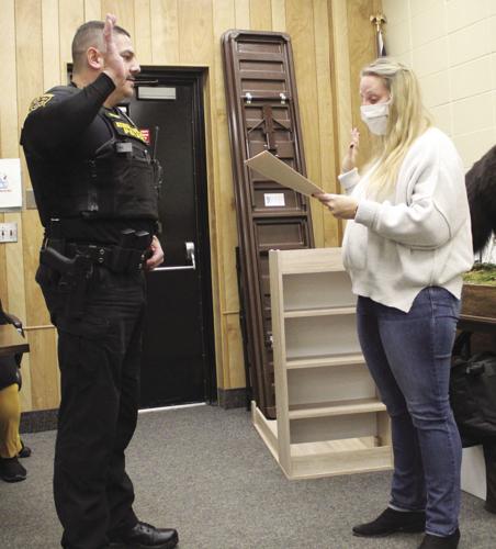 Jack Strozyk sworn in as new full-time officer in Athens Twp. | Local ...