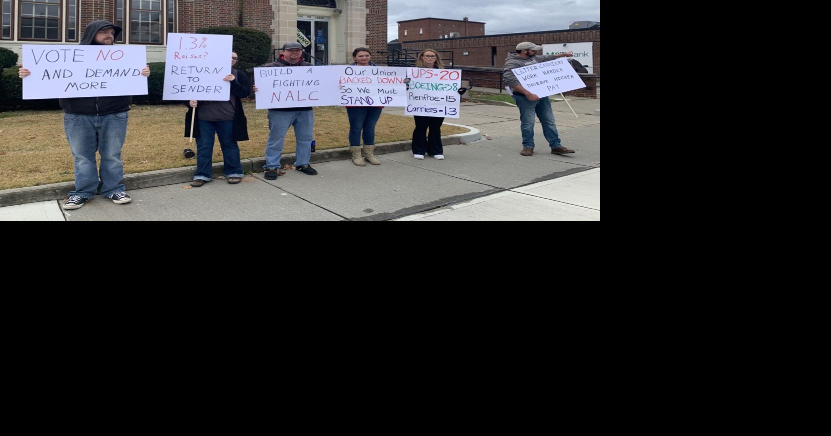 Sayre letter carriers hold informational picket outside post office ...