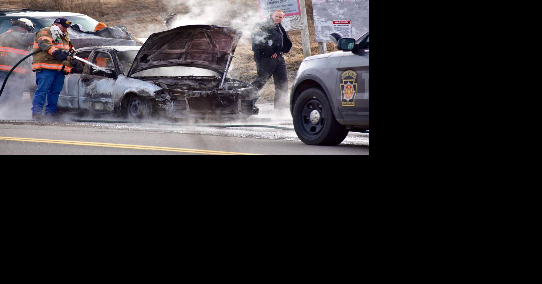 Fire crews put out vehicle fire in Wysox | Local/Regional ...