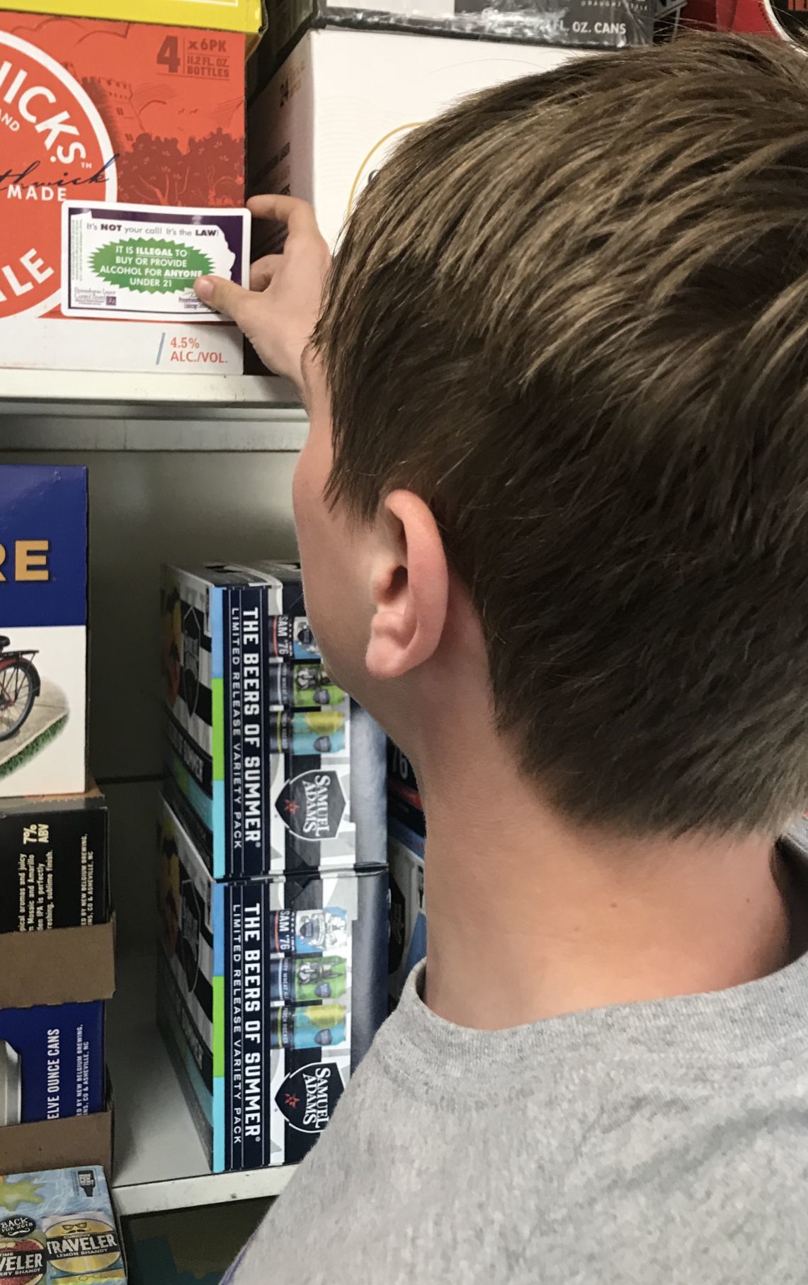 Project Sticker Shock: Local students combat underage drinking | Local ...